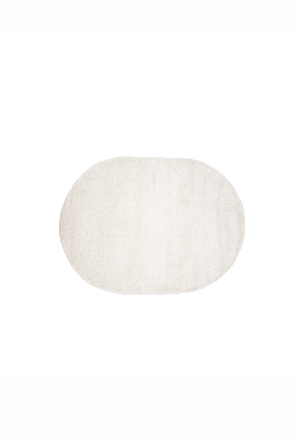 Walter Oval Matta 340 x 240 Vit – Japandi Collection
